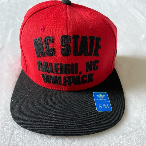 adidas | Accessories | Adidas Nc State Wolfpack Structured Fitted Hat ...
